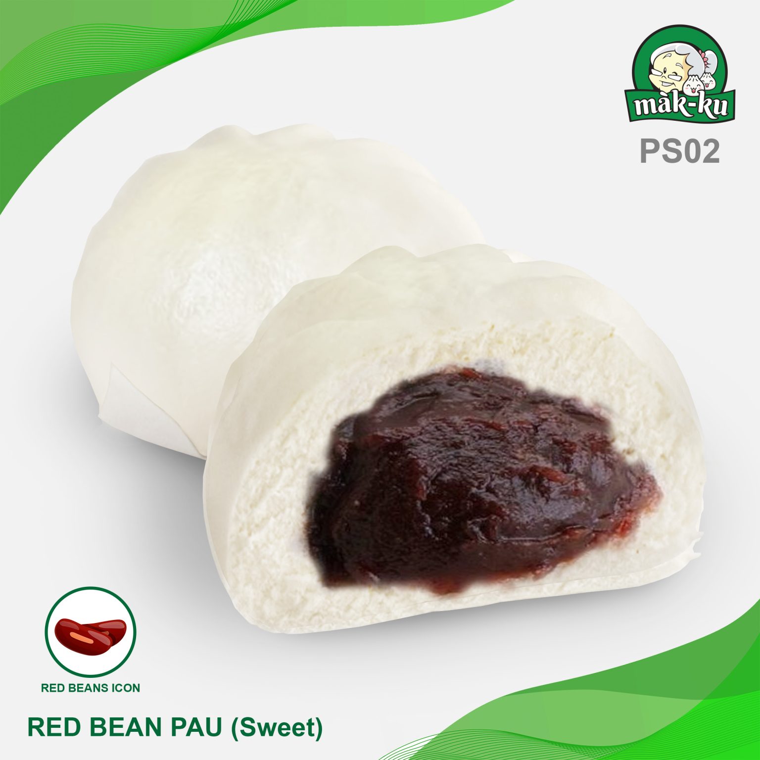 RED BEAN PAU – màk-ku